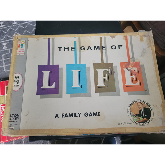 Milton Bradley | Games | Vintagecool 96 The Game Of Life Milton Bradley ...
